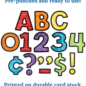 Celebrate Learning Printable Watercolor Letters, Numbers, and Symbols ...