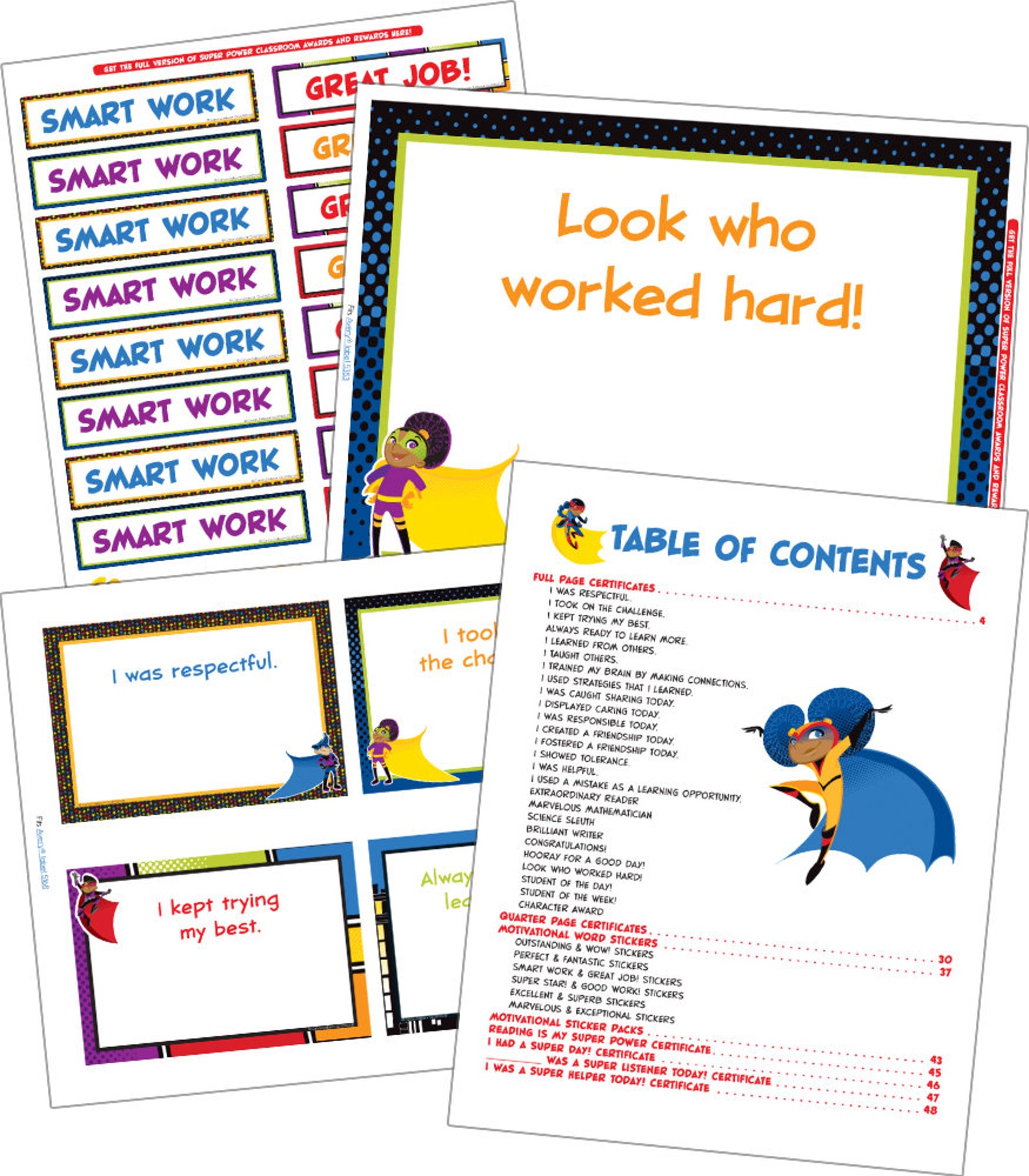 Super Power Classroom Awards and Rewards - Etsy