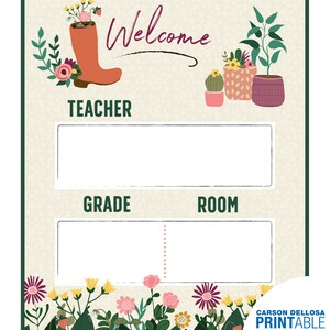 Grow Together Printable Poster and Chart Pack, Inspirational Wall Art ...