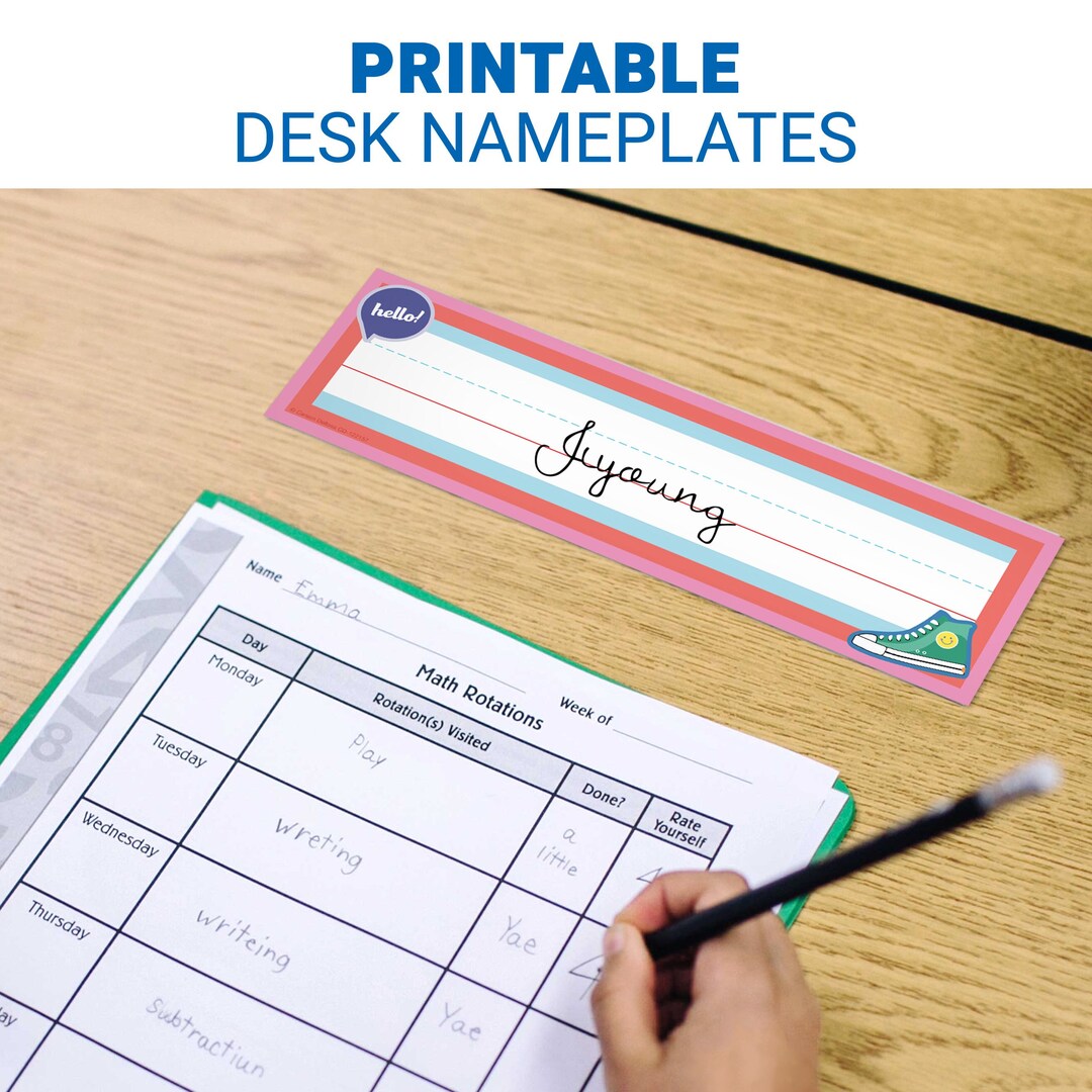 We Stick Together Printable Nameplates - Etsy