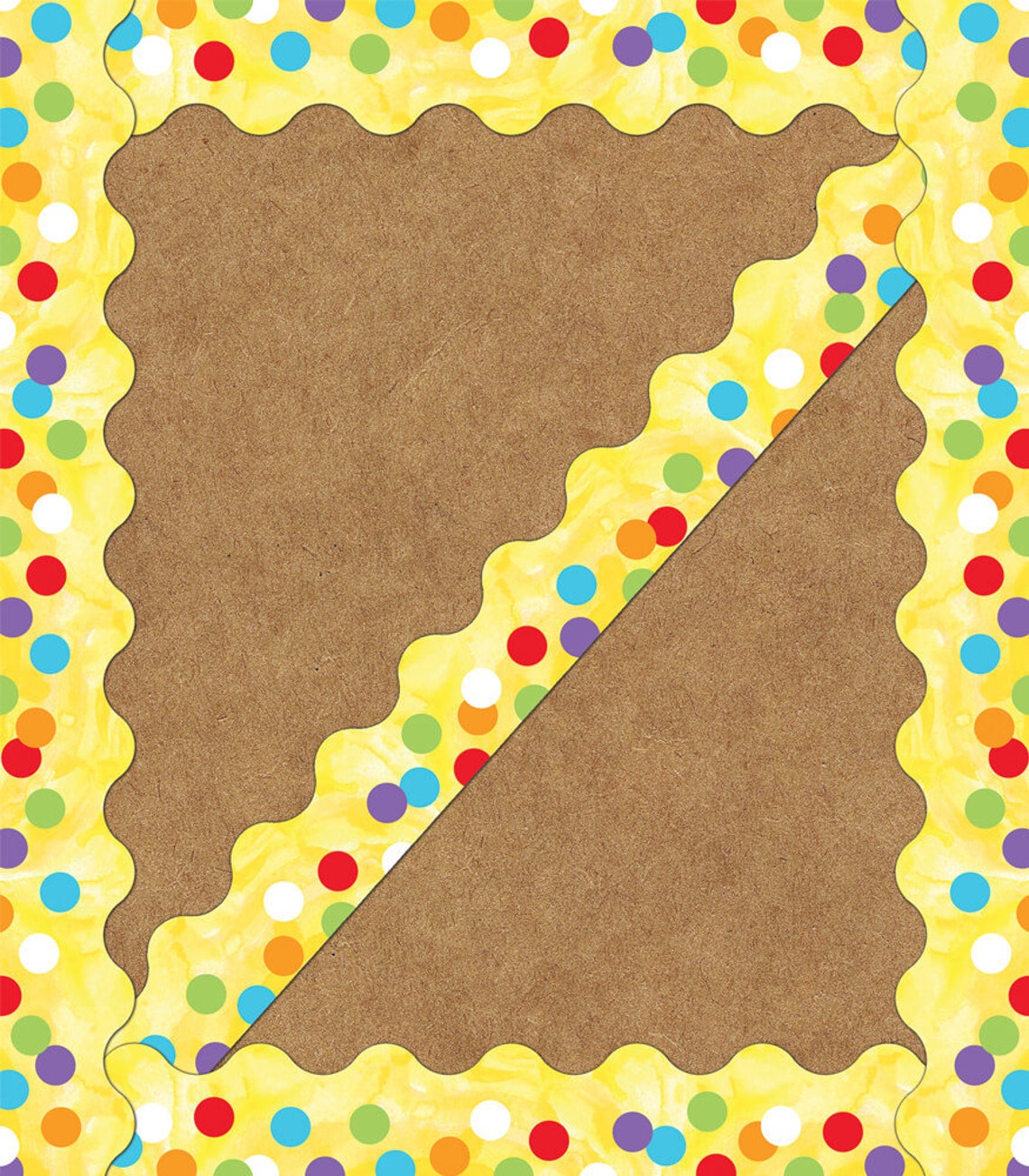 Celebrate Confetti Printable Bulletin Board Borders, Bright & Colorful ...