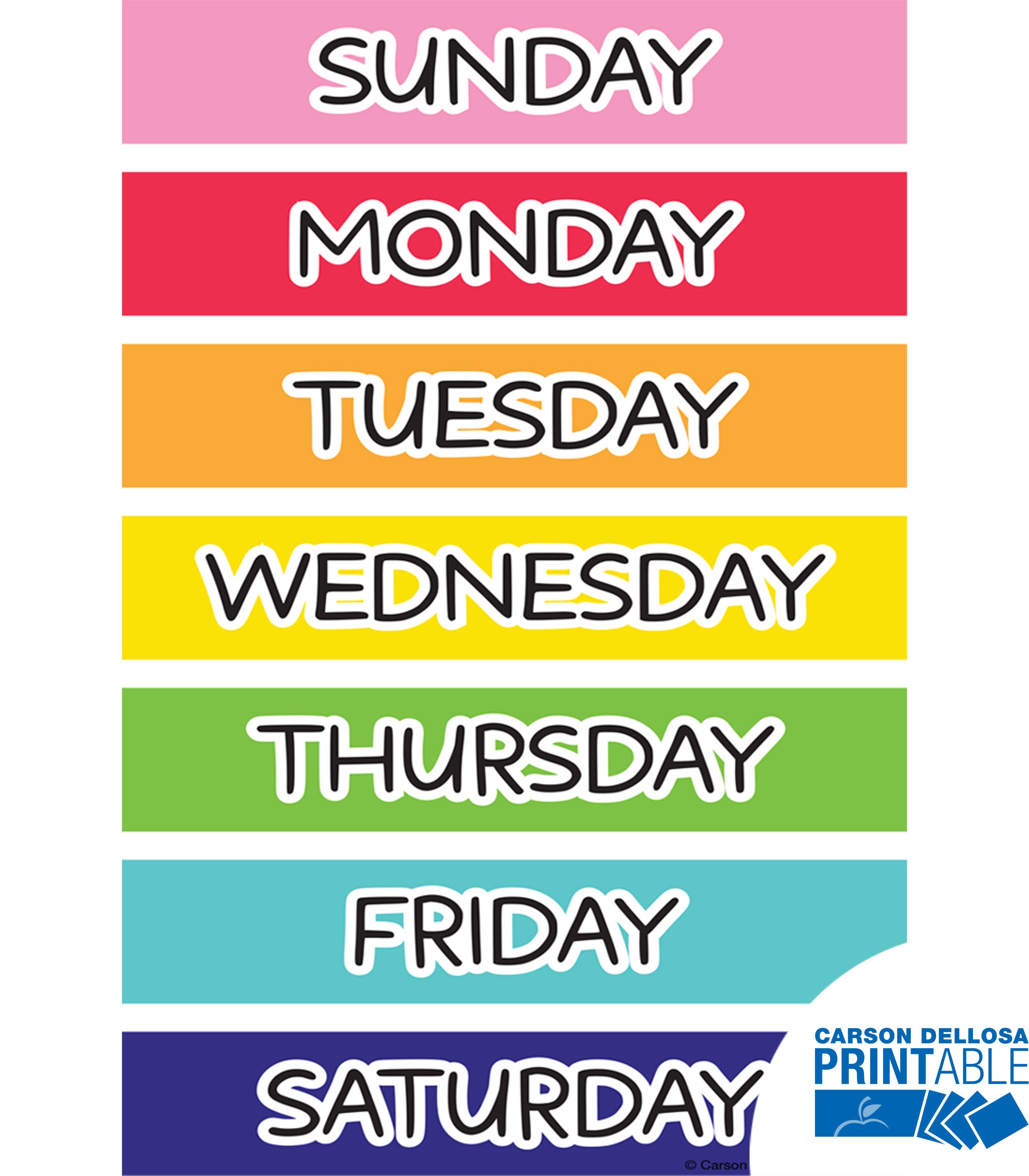 Happy Place Printable Classroom Calendar Bulletin Board Set, With ...