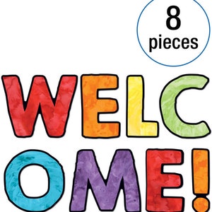 Celebrate Learning Welcome Printable Bulletin Board Set - Etsy Canada