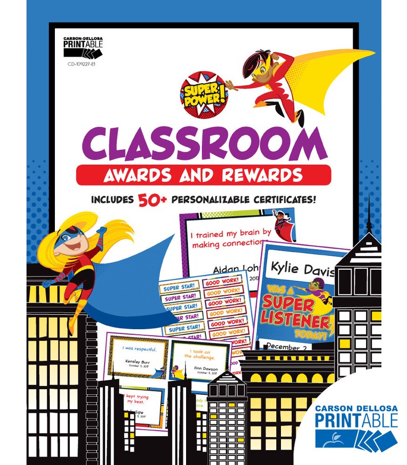 Super Power Classroom Awards and Rewards - Etsy