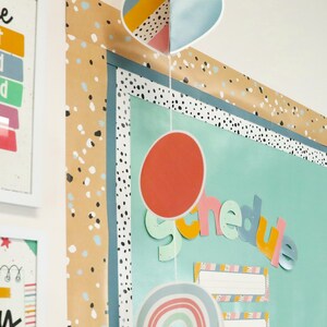 We Belong Printable Patterned Borders Set, Boho Bulletin Board, School ...