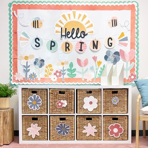 Hello Spring Printable Classroom Décor Bundle, Spring Classroom ...