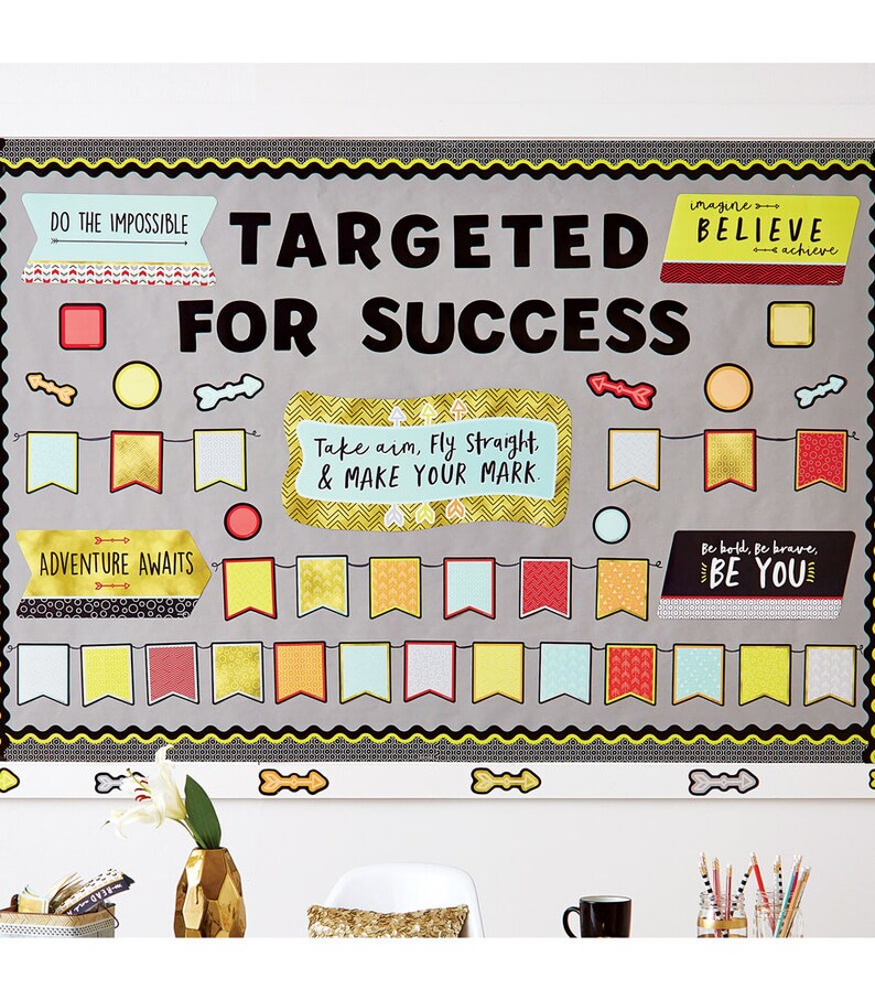 Aim High Make Your Mark Bulletin Board Set - Etsy