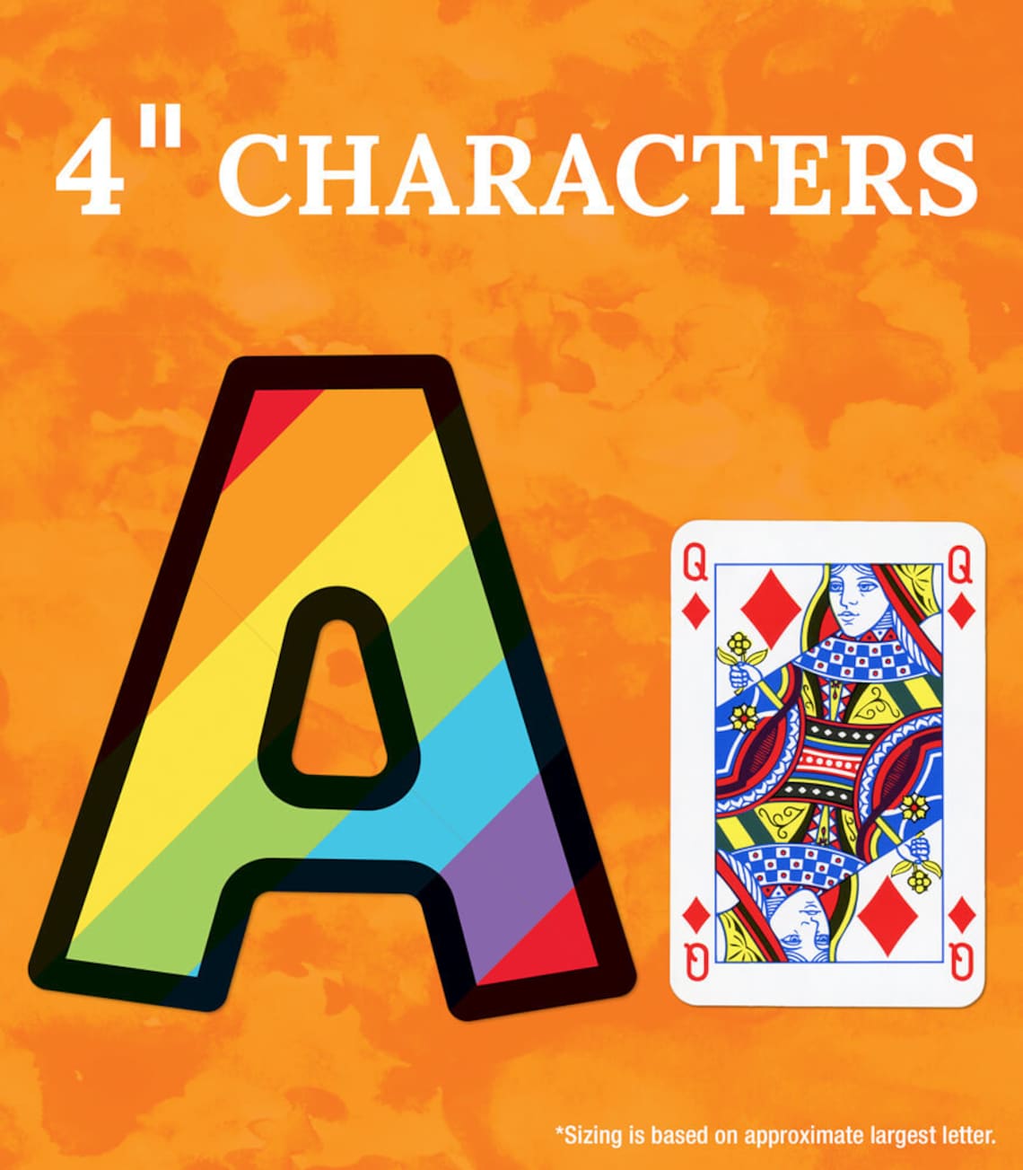 Rainbow Printable Bulletin Board Letters, Numbers, and Symbols, Rainbow ...