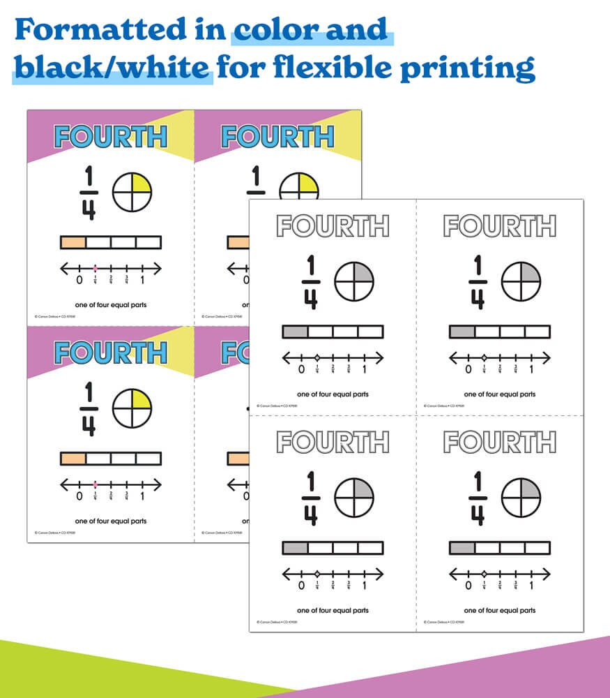 Intro to Fractions Printable, Math Activity Worksheet Bundle, Instant ...