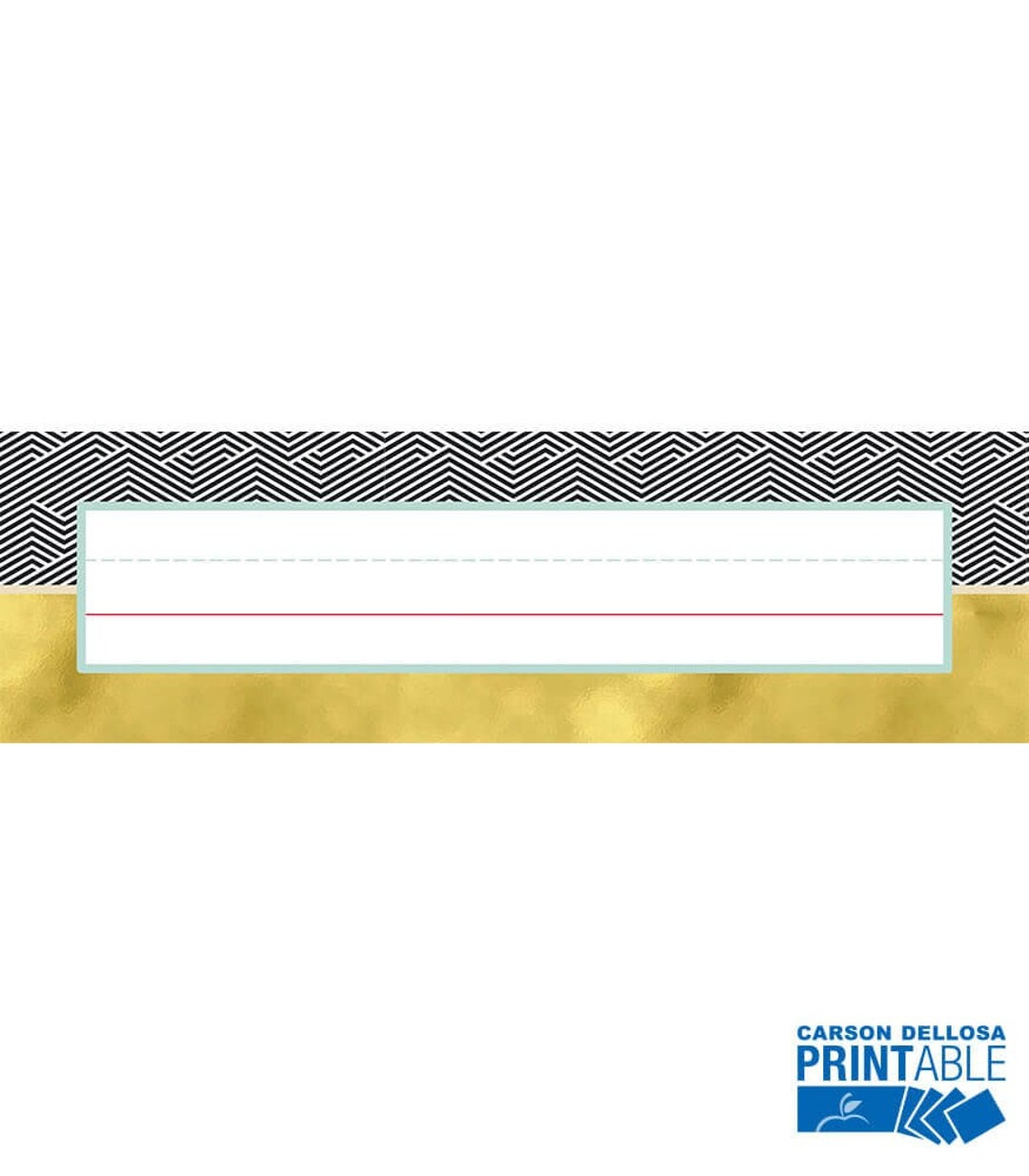 Black & Gold Printable Name Cards, Kindness, Editable Desk Nameplates ...