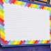 Rainbow Printable Bulletin Board Borders Bundle, Bright & Colorful ...