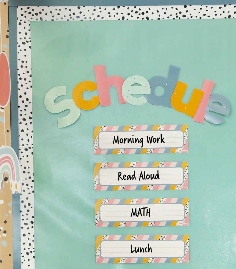 We Belong Printable , Editable Nameplates, Student Desk, Boho Name ...