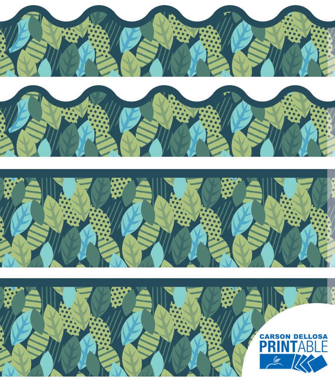 Nature Explorers Leaves Printable Bulletin Board Borders - Etsy