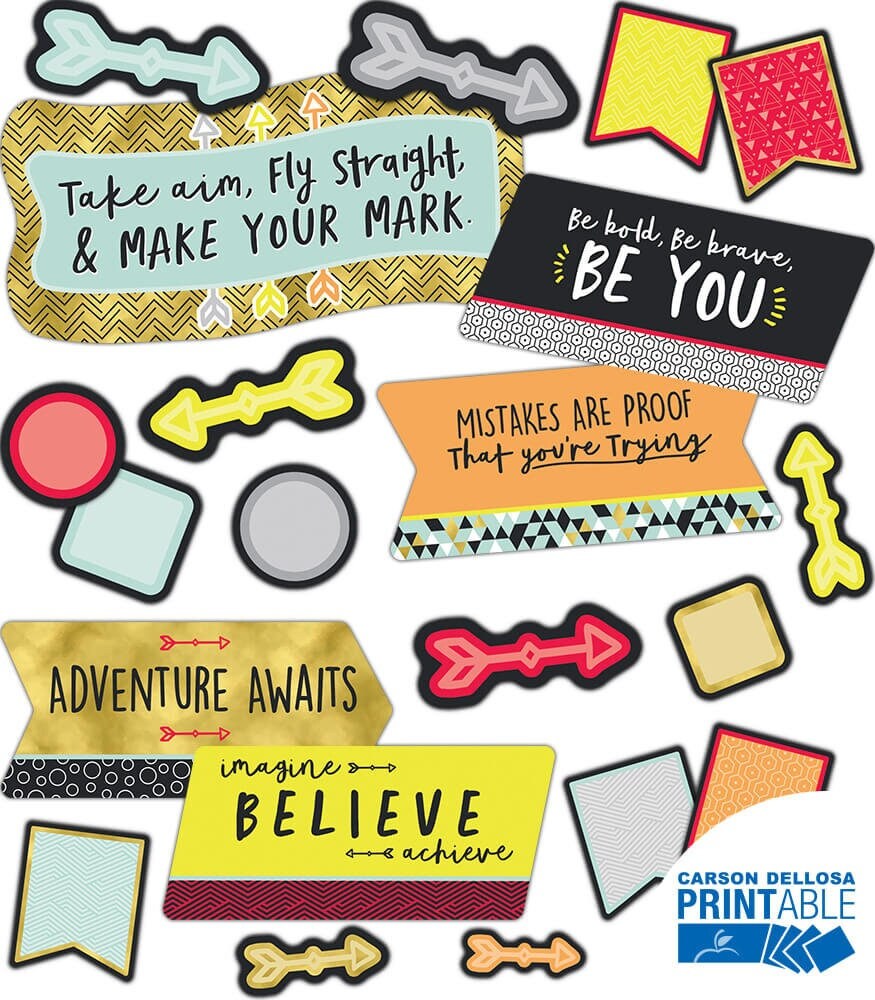 Aim High Make Your Mark Bulletin Board Set - Etsy