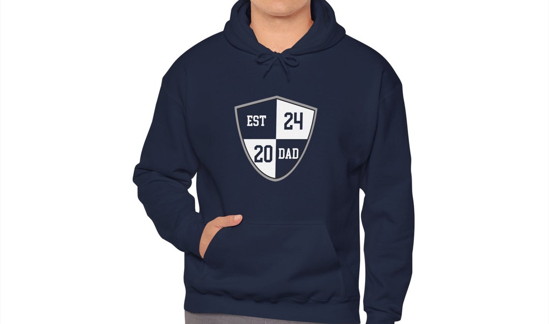 Personalized Dad Est Hoodie Sweatshirt, Gift for Dad, Gift for Fathers ...
