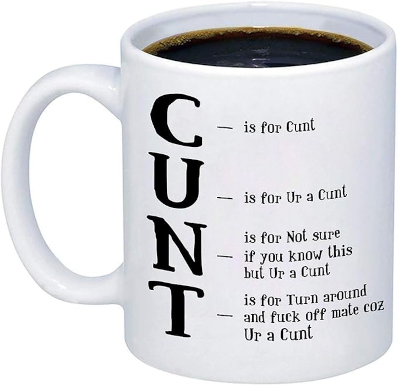 Adult Humor Rude Mug Funny Swear Mug, Sarcastic Mugs, Funny Mugs for ...