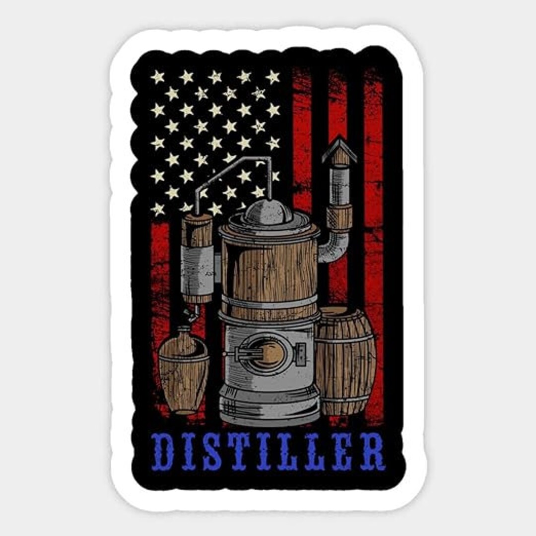 Distiller US Flag Sticker Decal Vinyl Sticker Car Truck - Etsy