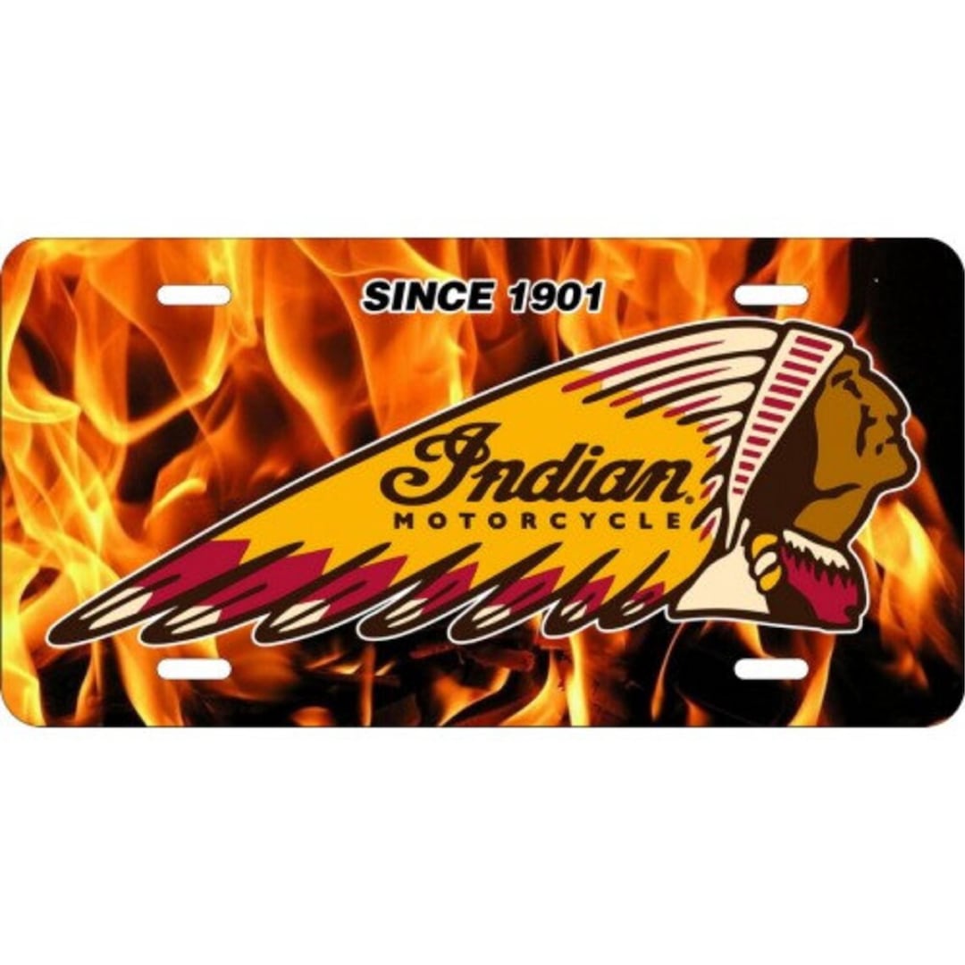 Indian Motorcycle Personalized NEW License Plate for Cars, Trucks ...