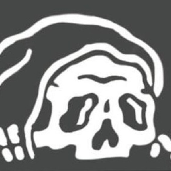 Peeking Skeleton Svg - Etsy