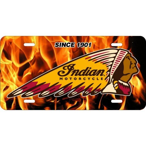 Indian Motorcycle Aluminum Car License Plate Autotag - Etsy