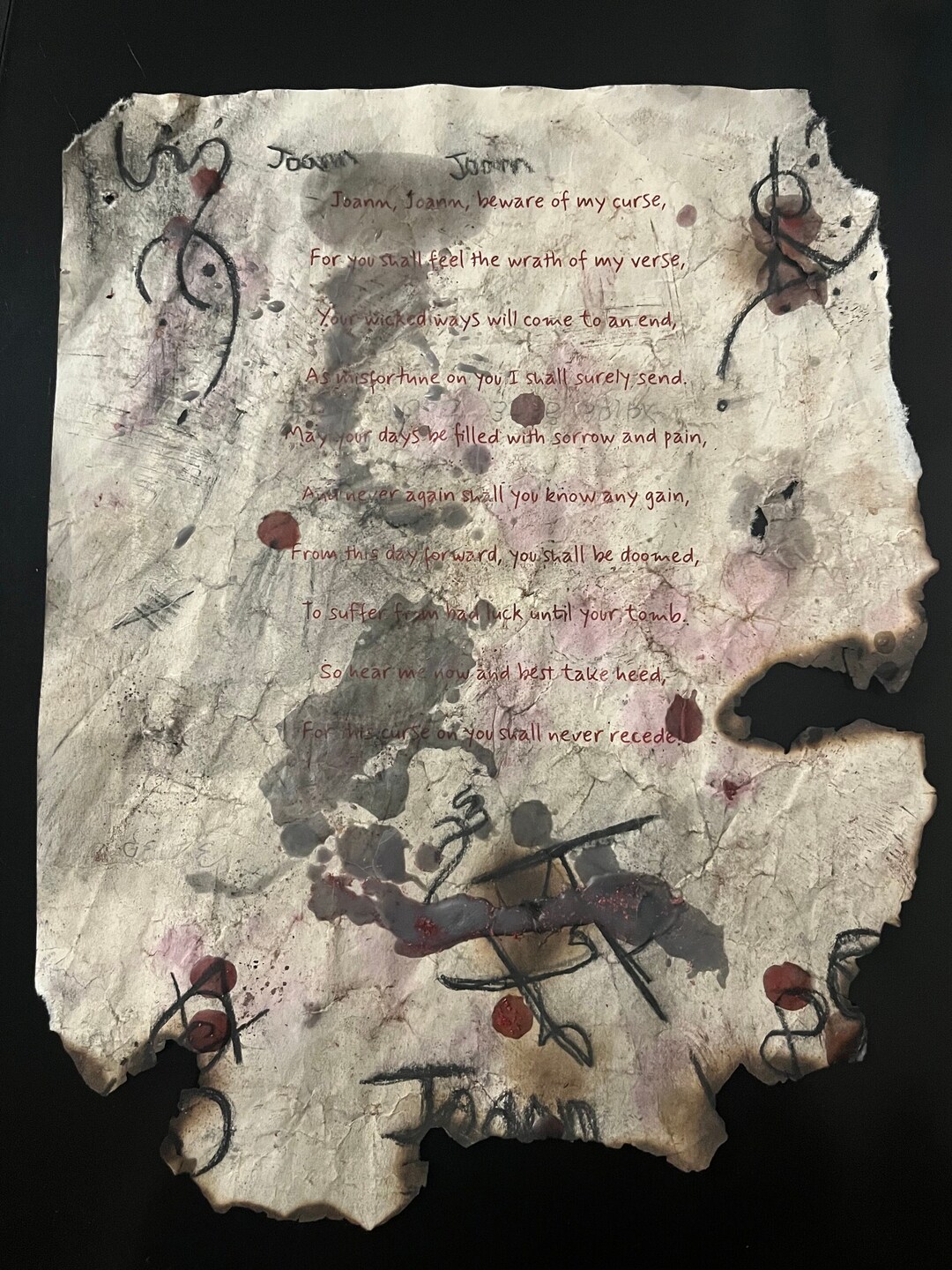 Cursed Letter Prank - Etsy