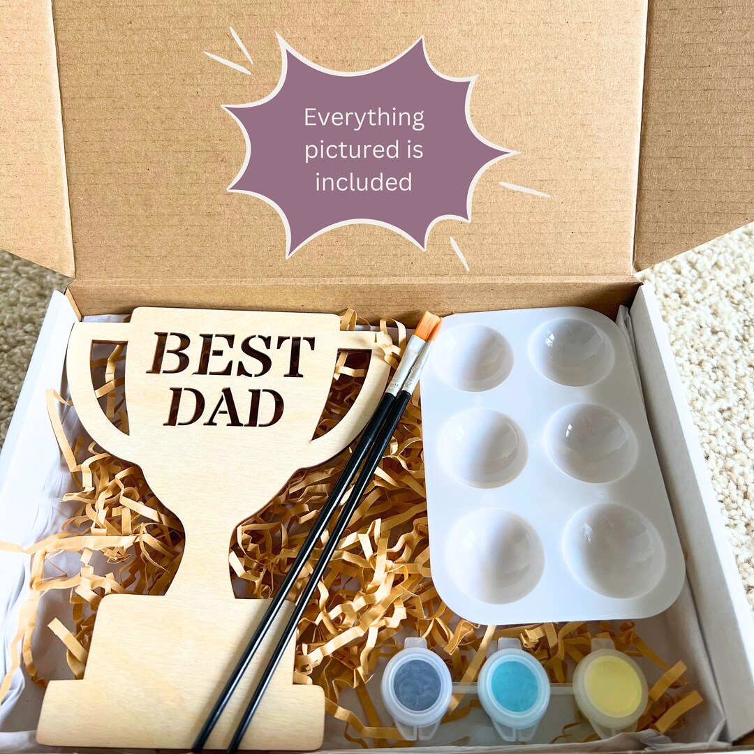 Custom Father's Day Magnet Gift Painting Kit, Toddler Activities for ...