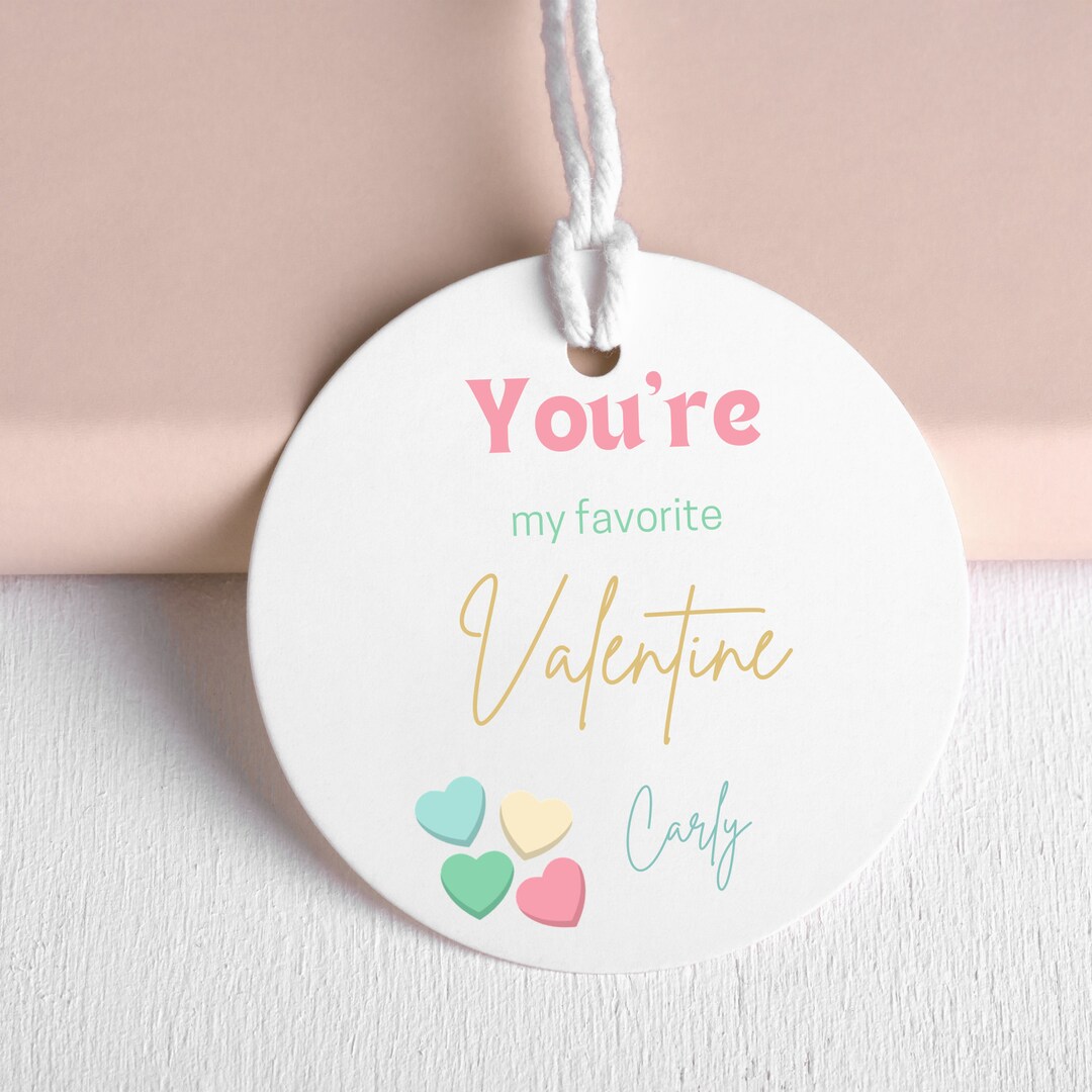Printable Valentines Day Gift Tags, Cute Valentines Day Gift Tags ...