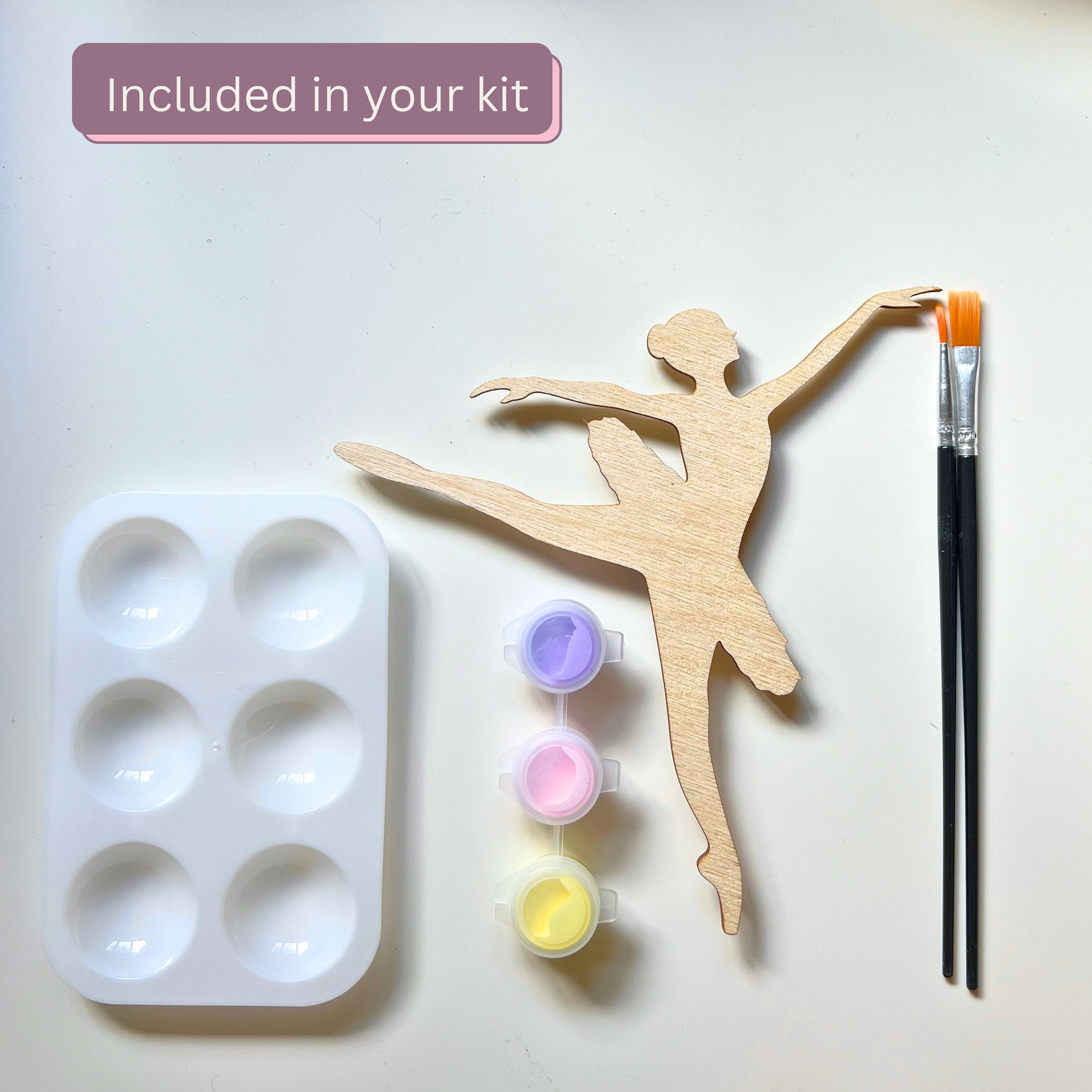 Ballerina Magnet Birthday Party Favor Painting Kit for Kids, Party ...