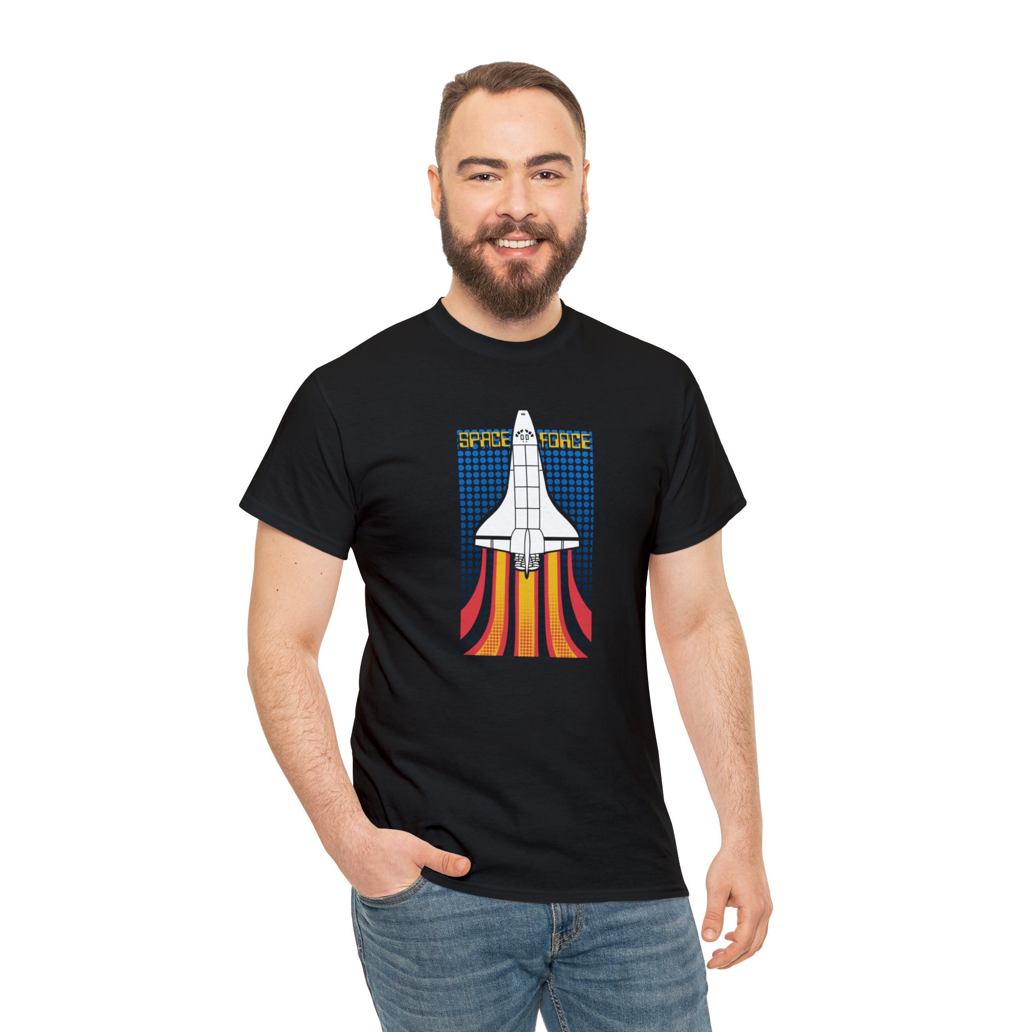 Vintage Style Space Force Graphic Tee - Etsy