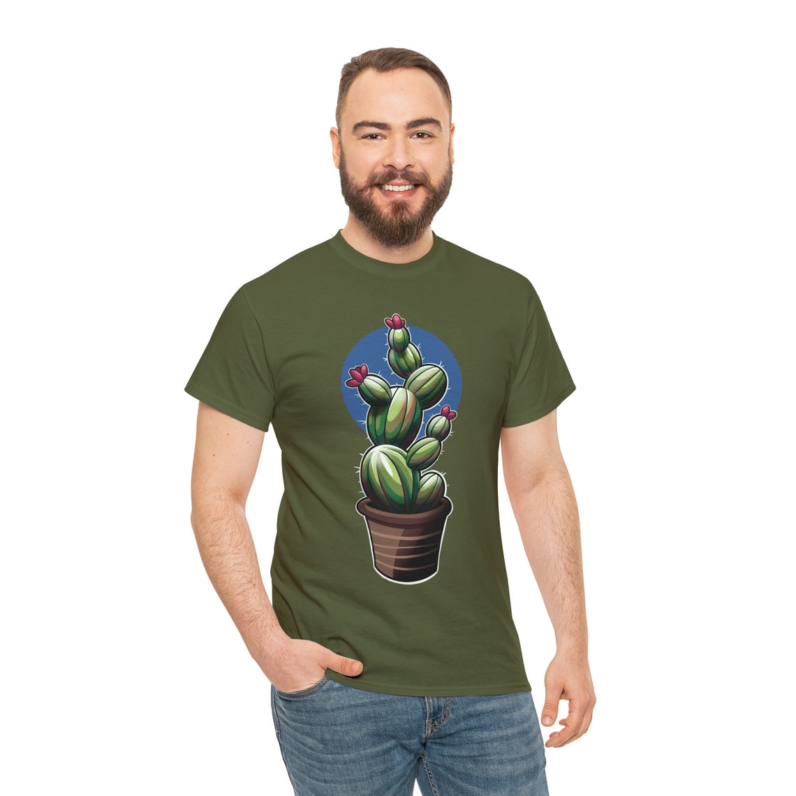 Cacti Graphic Tee - Etsy