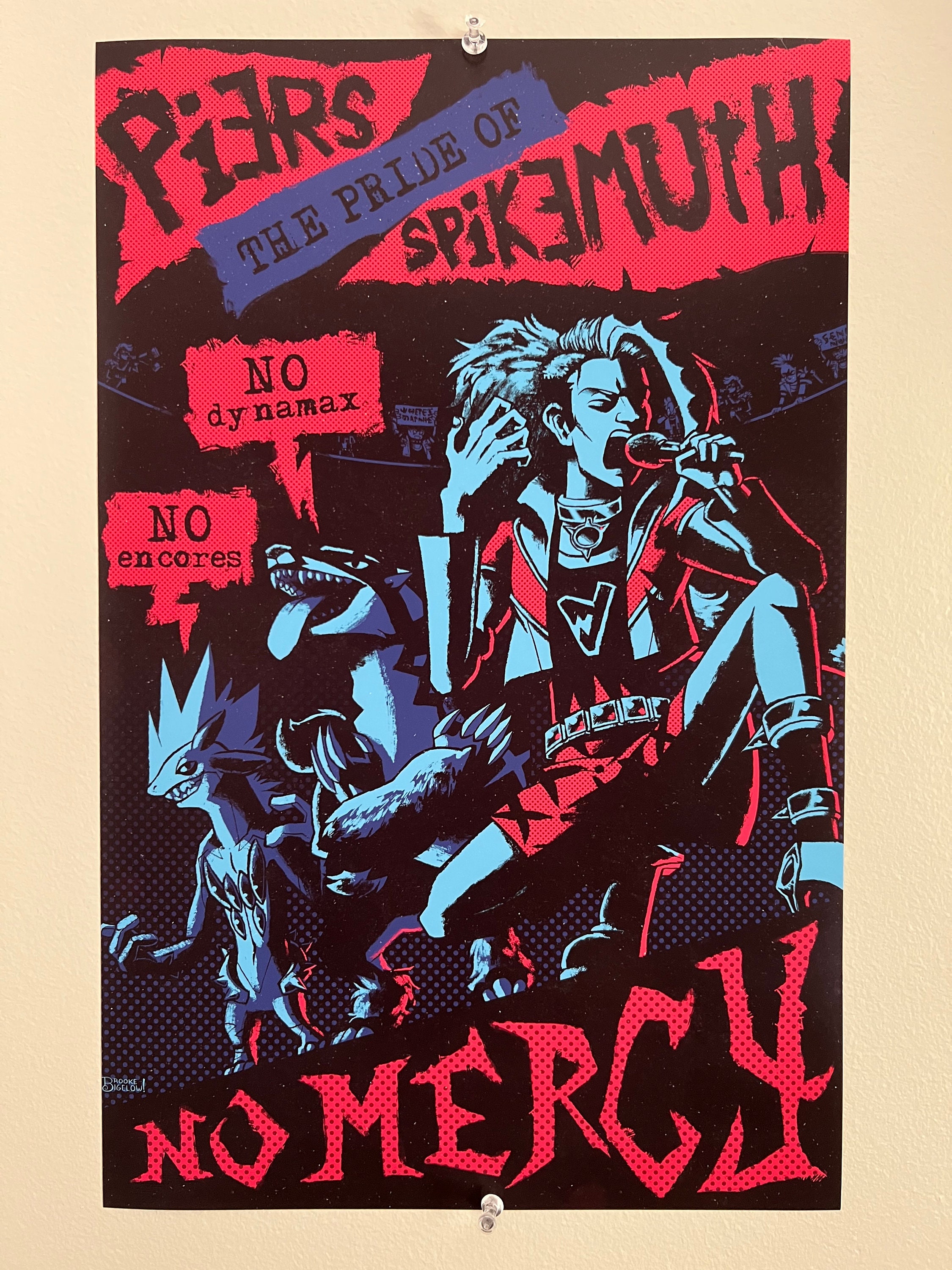 A3 Dark Punk Music Gym Leader Piers Grunge Poster - Etsy