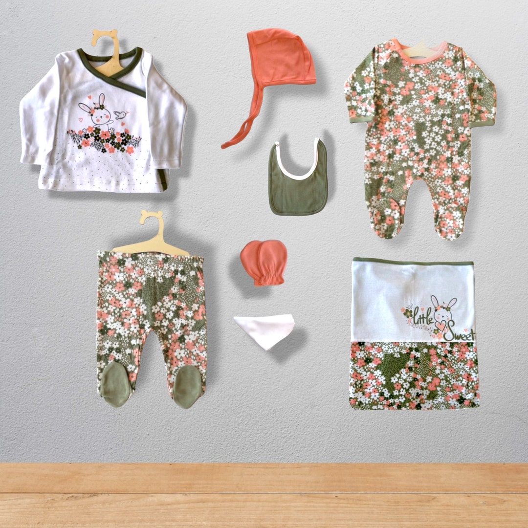 Organic Baby Set-newborn Gift-newborn Romper Set Gift for New Baby Set ...