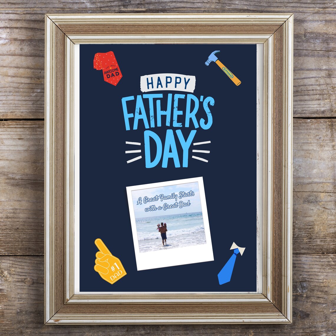 Father’s Day Printable Wall Art, Dad Quote Print, Fathers Day Home ...