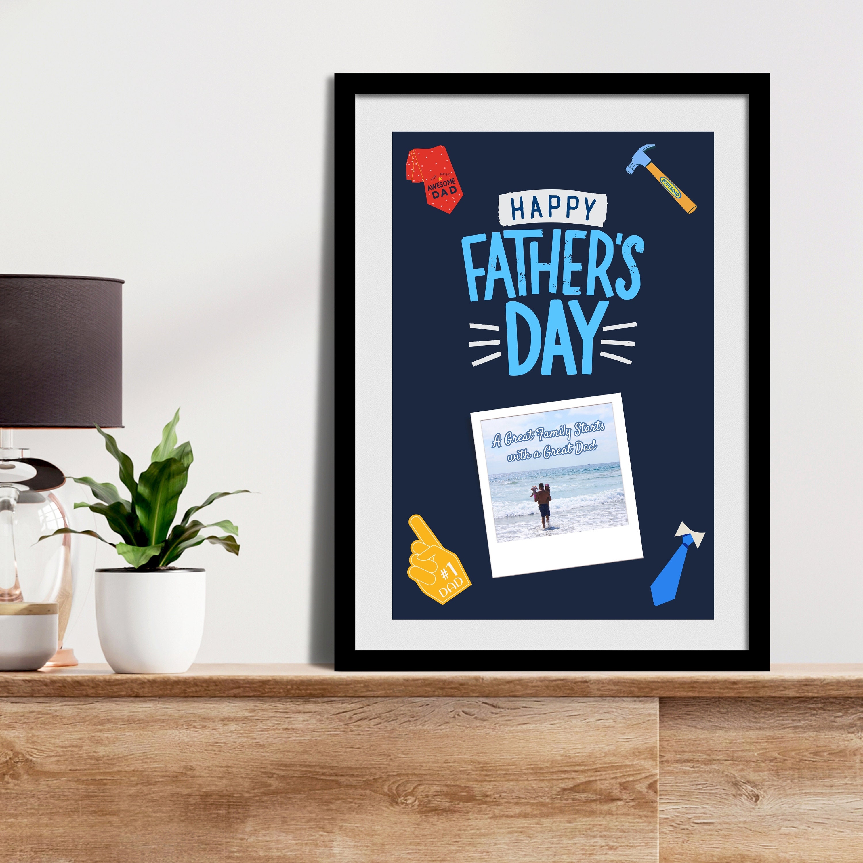 Father’s Day Printable Wall Art, Dad Quote Print, Fathers Day Home ...