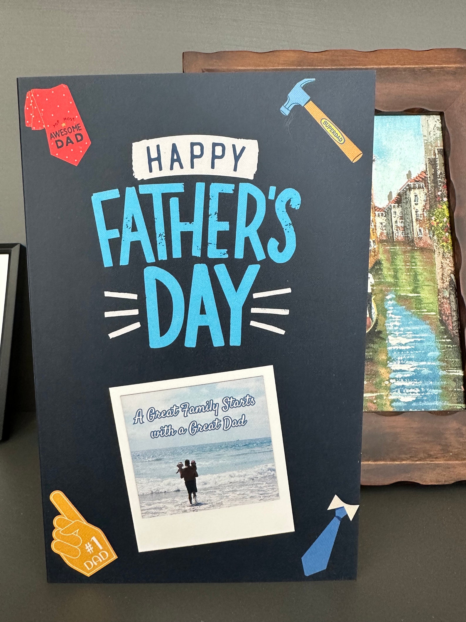 Father's Day Card, Superhero Dad Card, Gifts for Dad, Greeting Cards ...