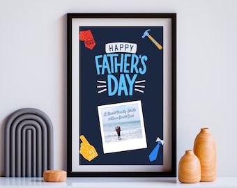 Fathers Day Printable Wall Art, Dad Gift Print, Father's Day Home Decor ...