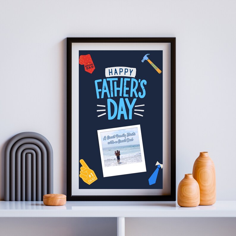 Father’s Day Printable Wall Art, Dad Quote Print, Fathers Day Home ...