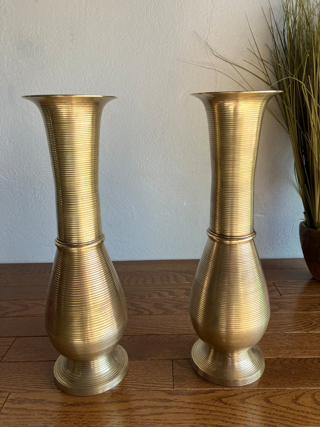 Brass Vase Set - Sarna India - Etsy