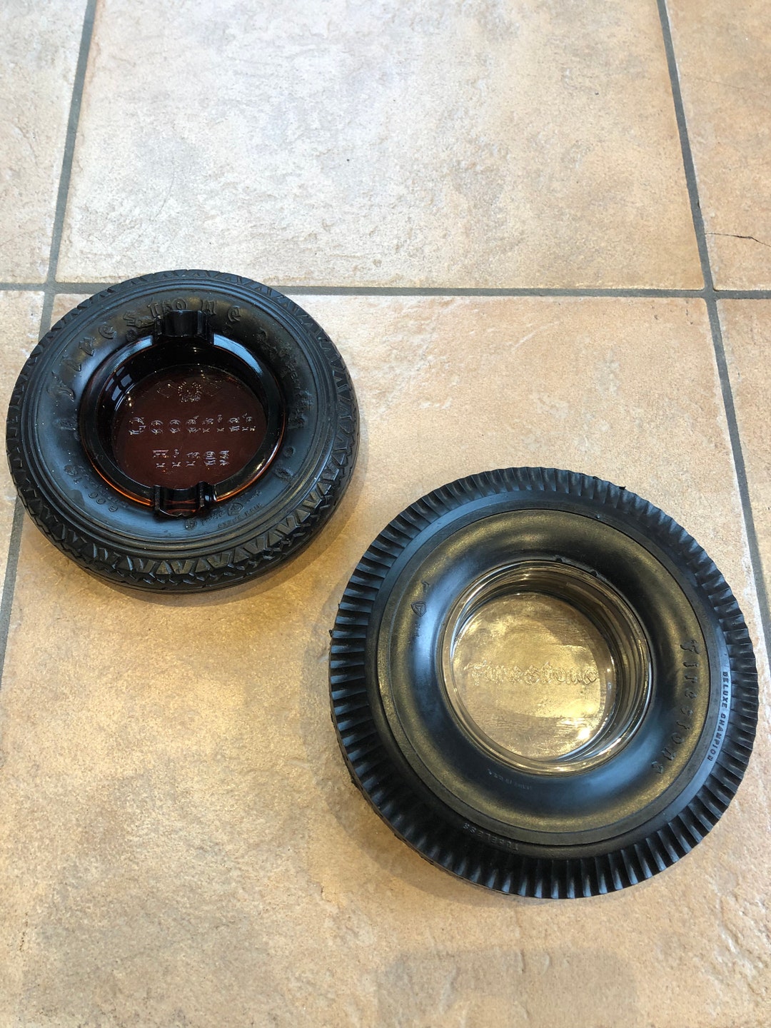 Firestone Goodrich Tire Ashtrays - Etsy