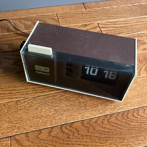 Vintage Flip Alarm Clock - Edison Digitalarm - USA Built - Etsy
