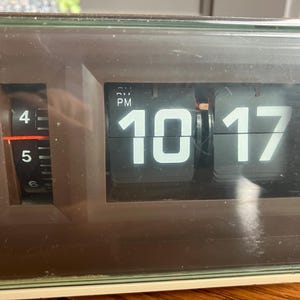 Vintage Flip Alarm Clock - Edison Digitalarm - USA Built - Etsy