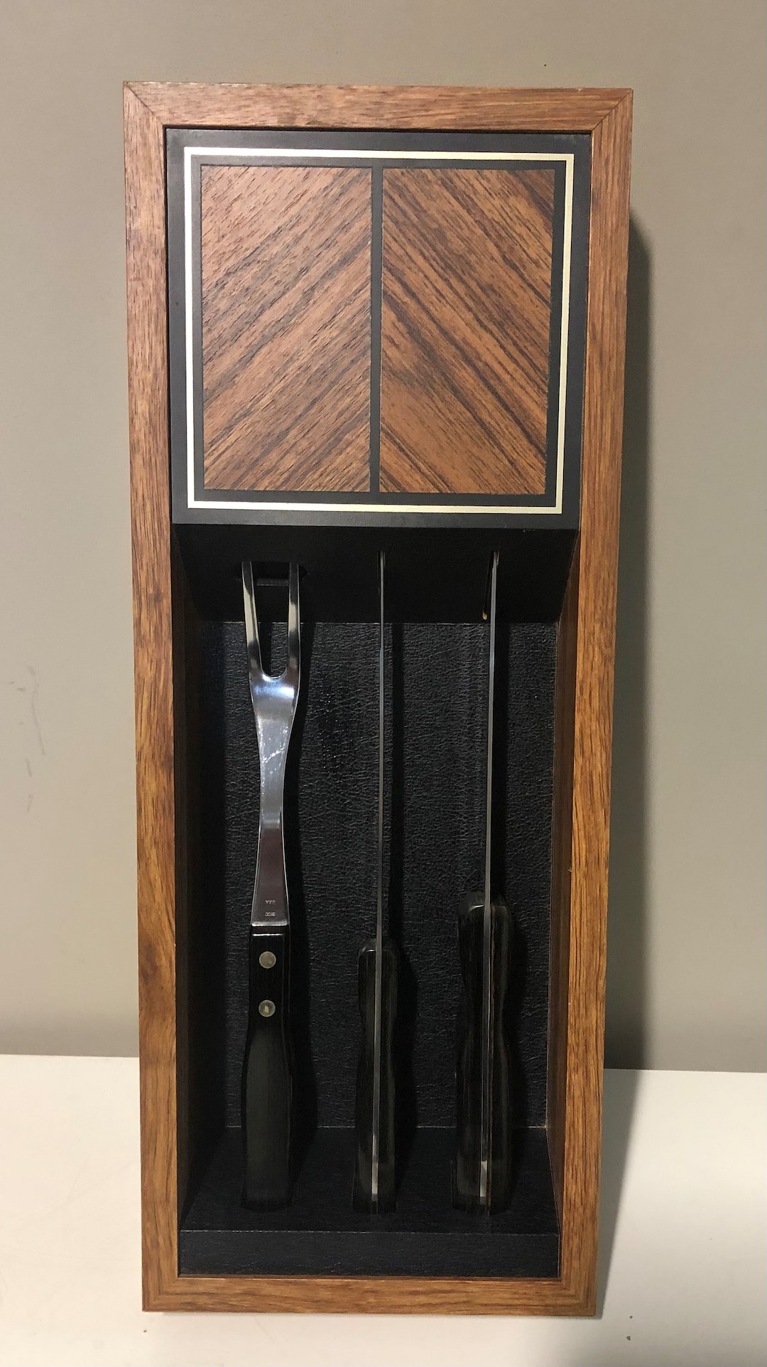 Vintage Ekco Arrowhead Carving Knife Set: Maple Holster, USA Made - Etsy