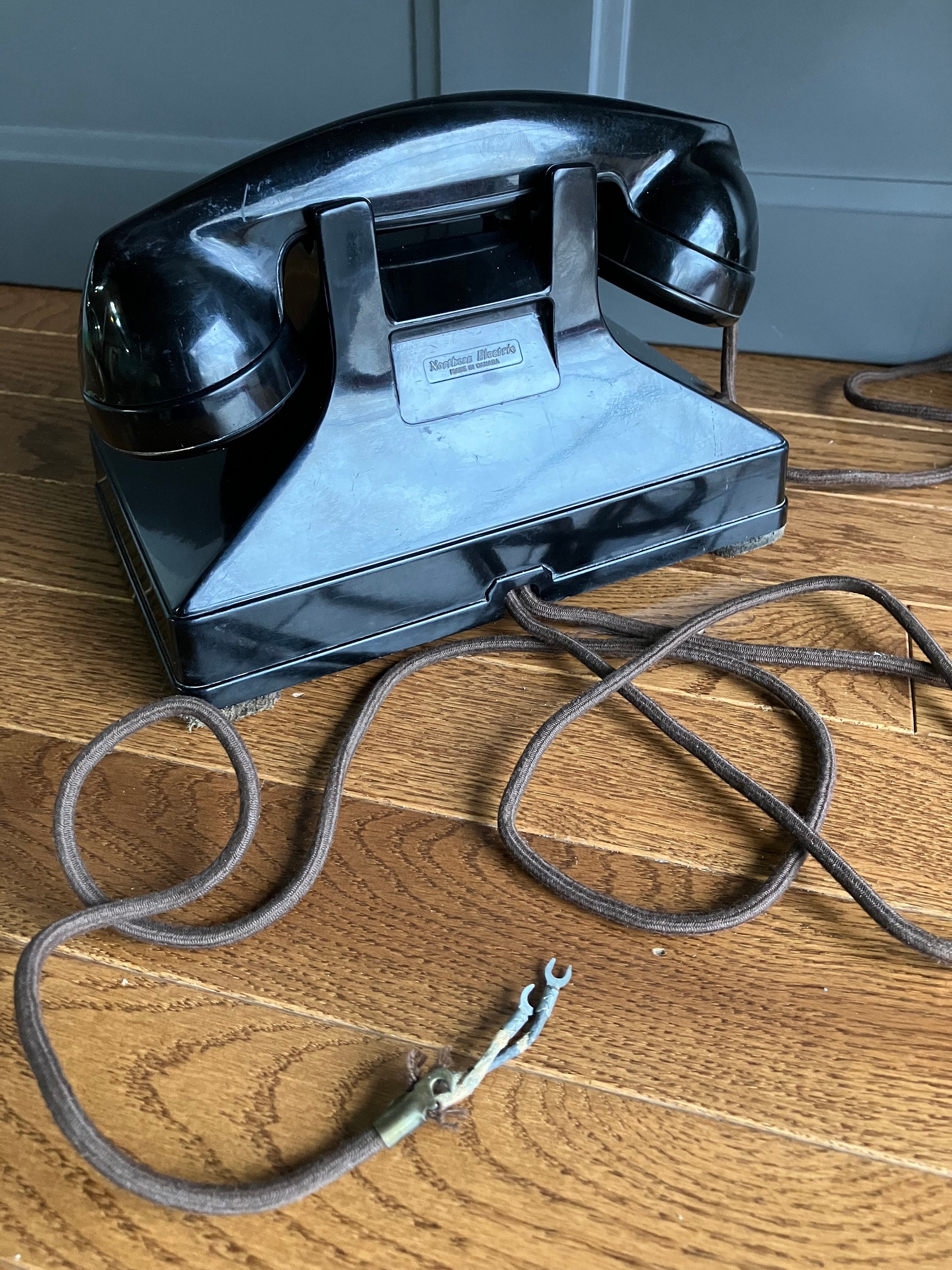 Northern Electric No.1 Bakelite Rotary Dial Desk Telephone - Etsy