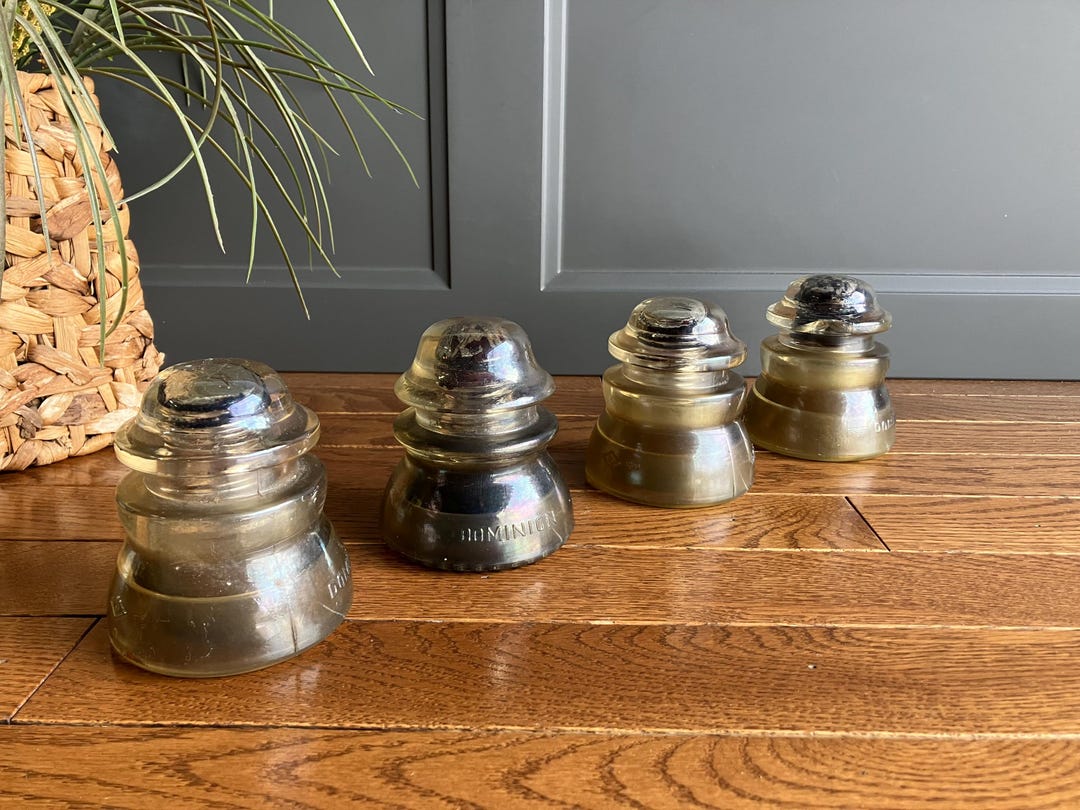 Vintage Dominion Glass 42 Insulators - Etsy