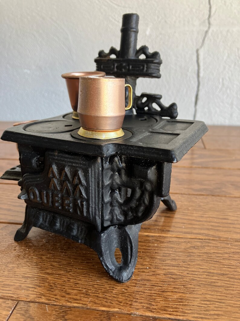 Vintage Mini Cast Iron Stove - Queens - Etsy
