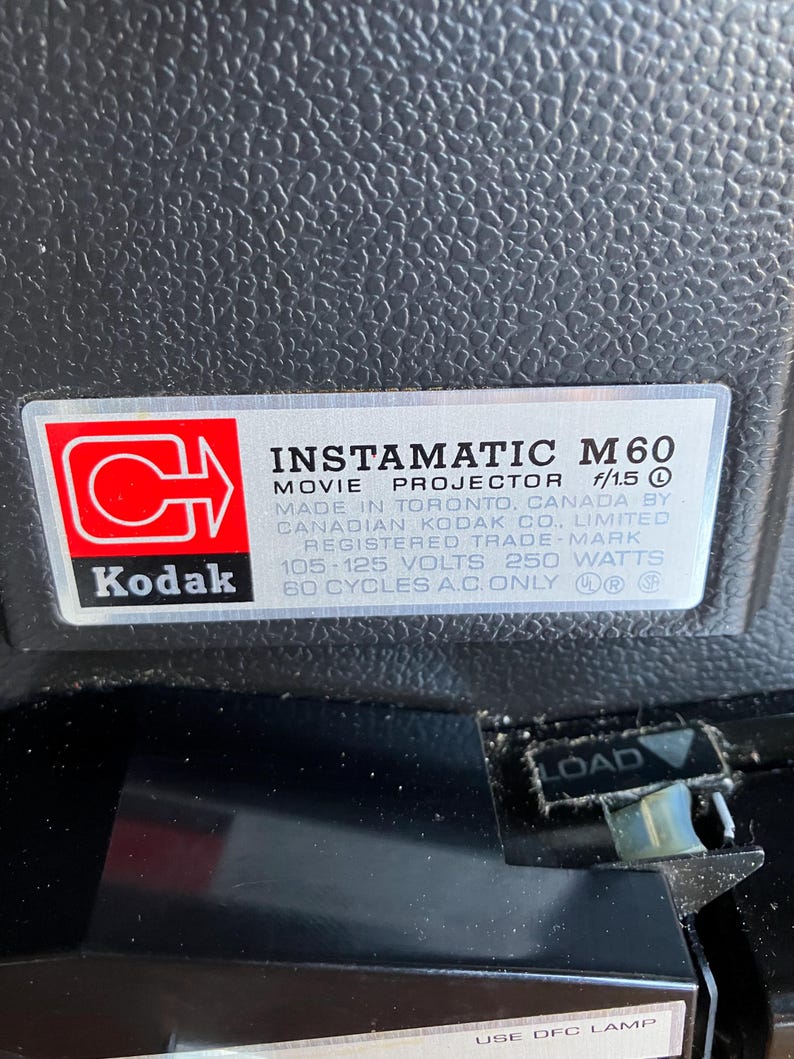 Vintage Movie Projector Kodak Instamatic M60 - Etsy