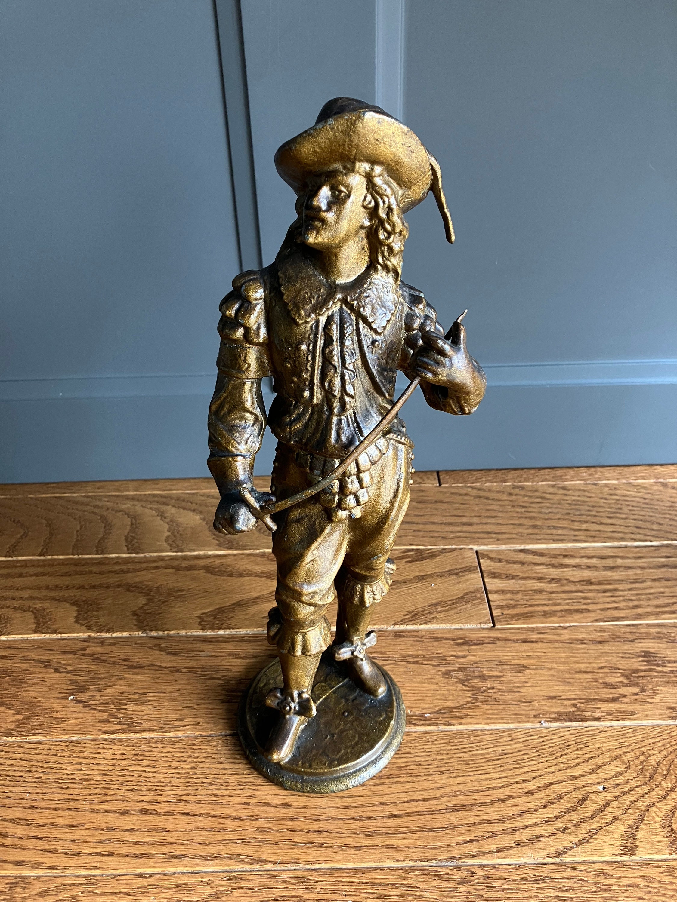 Antique French Don Juan Clock Topper Statue - Etsy