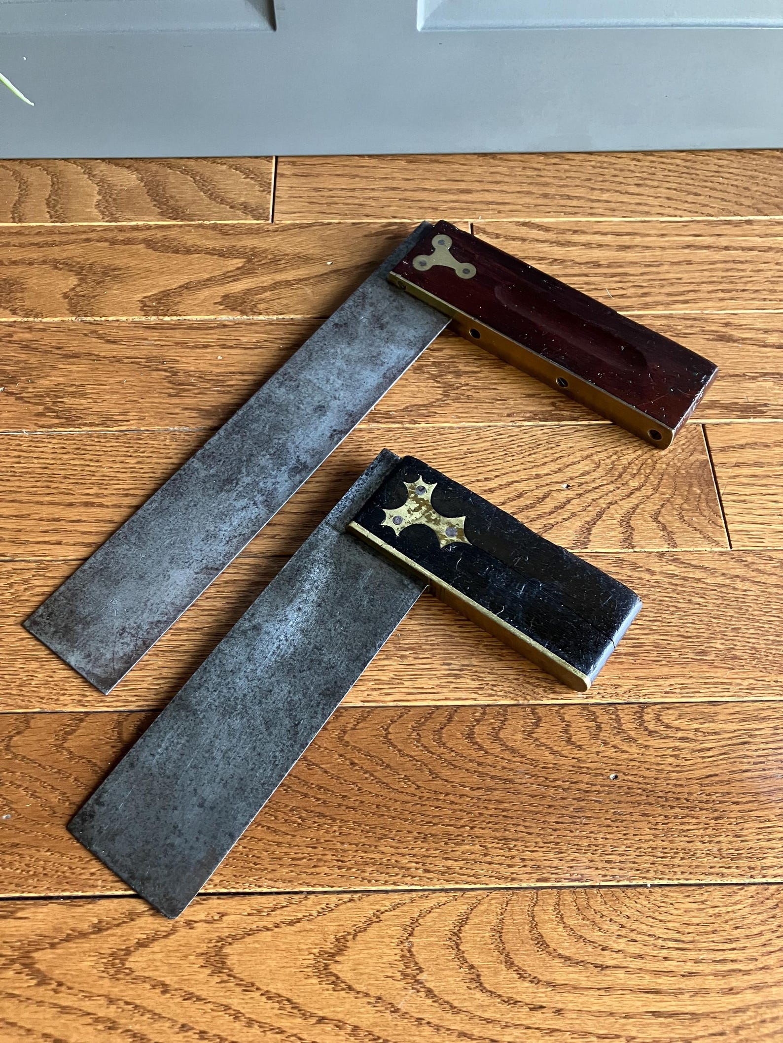 Vintage Measuring Tool -try Squares Set of Two. - Etsy