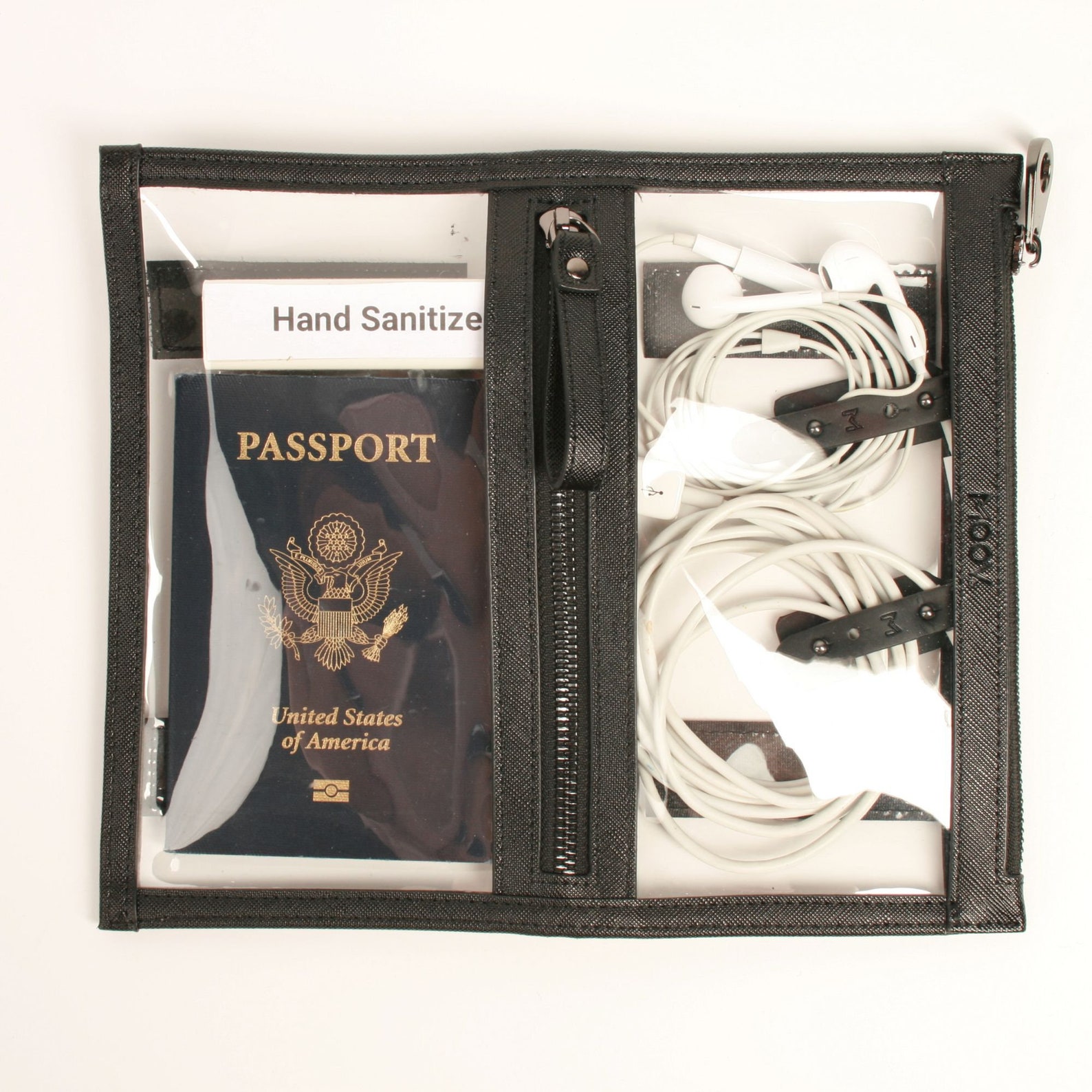 Clear Stadium Bag: Concert Approved Vegan Leather Passport Pouch - Etsy