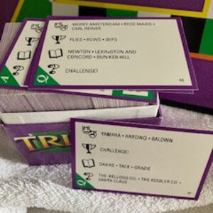 Tribond Game - Etsy